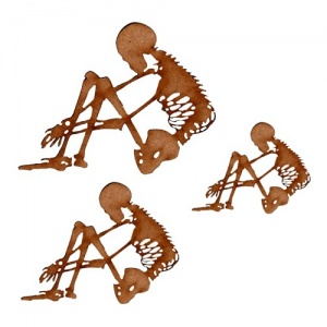 Skeleton Wood Shape style 3 for altered art and craft projects